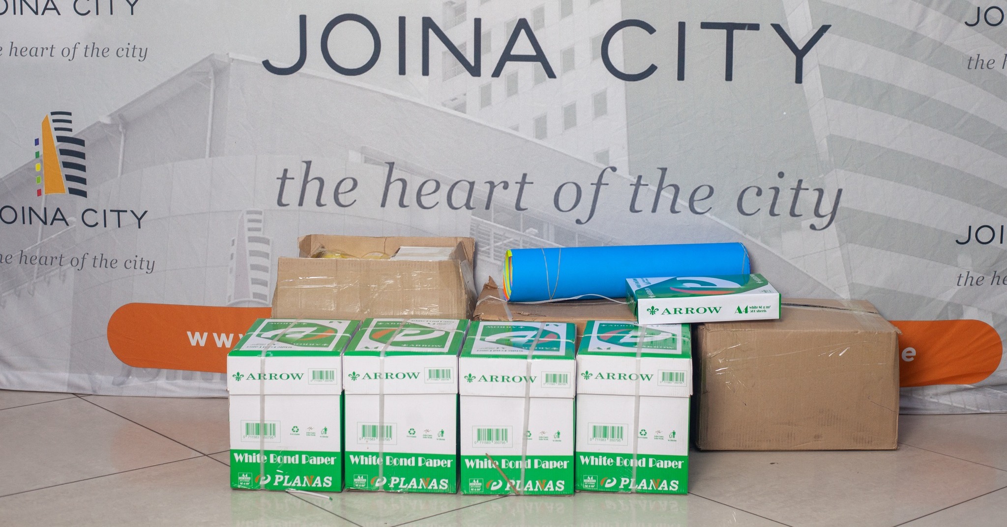Stationary Donation – Joina City